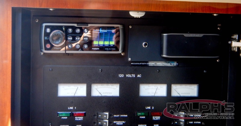 Sea Ray Sundancer Yacht Audio System For Vancouver Marine Client