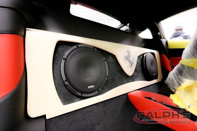2016 Ferrari 488 GTB Audio System Upgrade - Ralphs Radio Ltd.