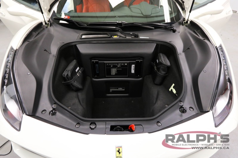 2016 Ferrari 488 GTB Audio System Upgrade - Ralphs Radio Ltd.